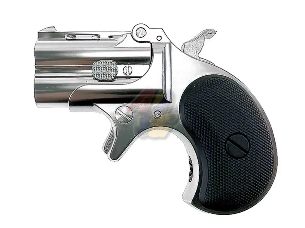 Marushin Mini Derringer 6mm X Cartridge Gas Non-Blowback Pistol (Silver ...