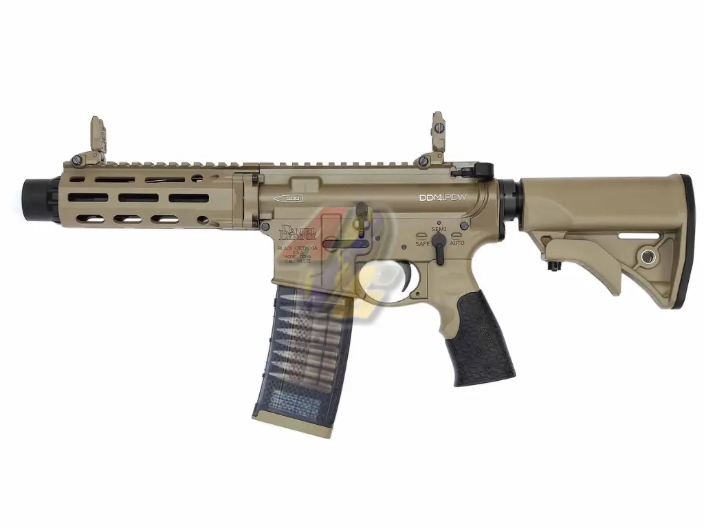 CGS EMG Daniel Defense DDM4 PDW GBB (FDE) (by CYMA) | airsoftglobal